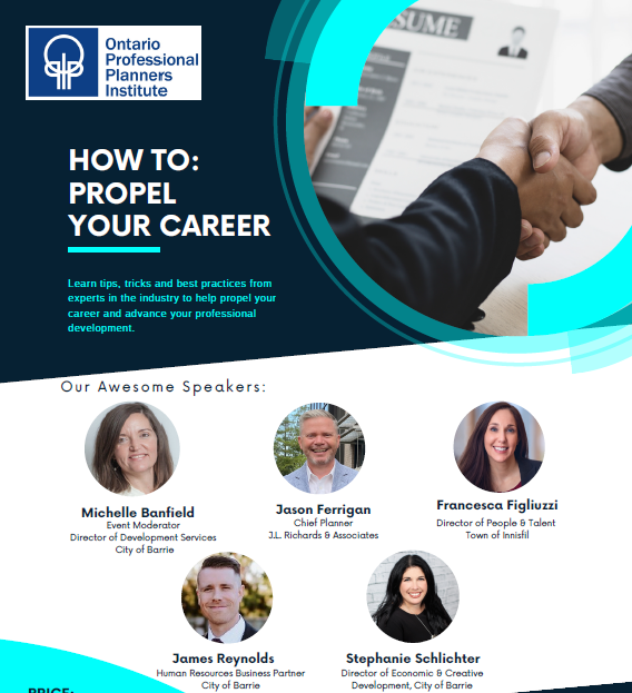 How to Propel your Career as a Planner - OPPI